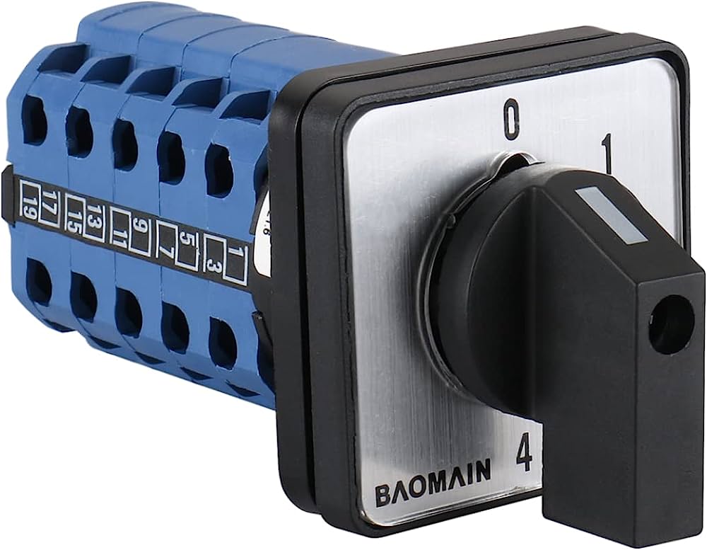 Selector industrial de dos posiciones 4NO 20A | Electric Supply